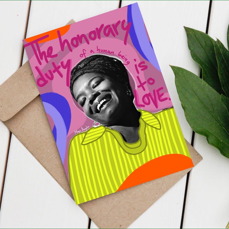 Maya Angelou Art Print, Activist Poster, Still I Rise Quote, Classroom ...