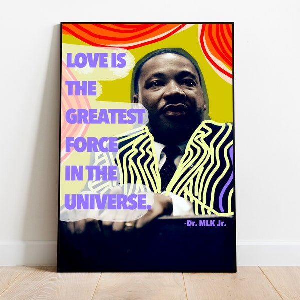 Martin Luther King Poster - Etsy