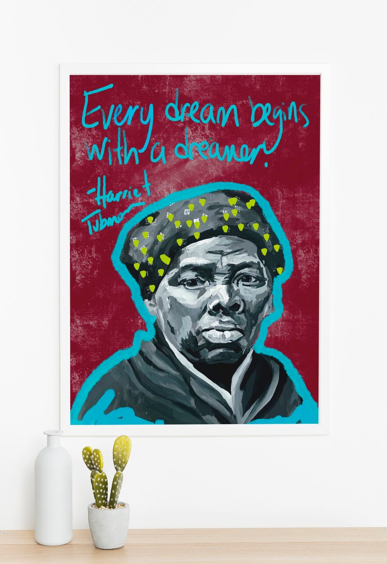 Harriet Tubman Wallart, Black History Posters, Black Women ...