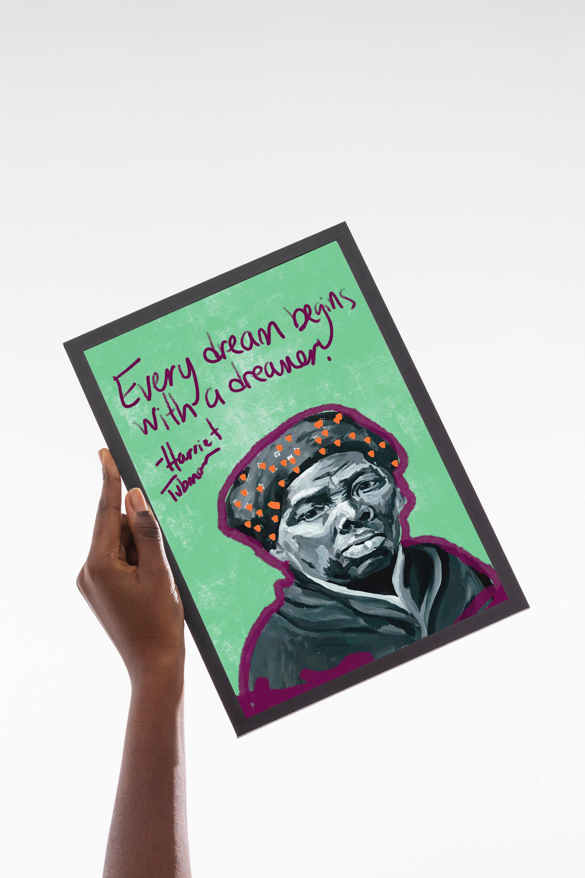Harriet Tubman Wall Art, Black History Posters, Graffiti, Black ...