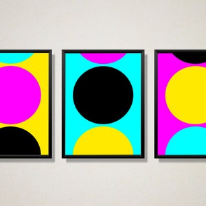 Printable CMYK Poster Bundle, Super Simple Wall Print, Posters Graphic ...