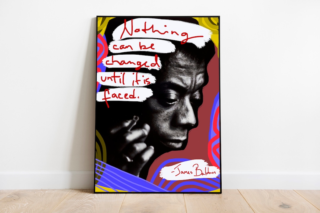 James Baldwin Print Poster, Activist Posters Classroom, Black History ...