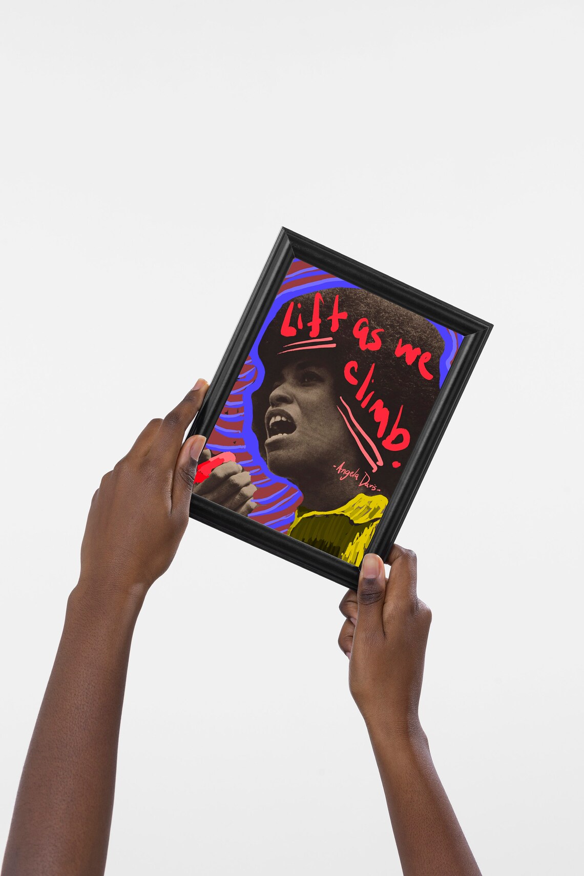 Angela Davis Poster, Activist Posters Classroom, Black Women ...