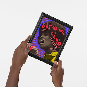 Angela Davis Poster, Activist Posters Classroom, Black Women ...