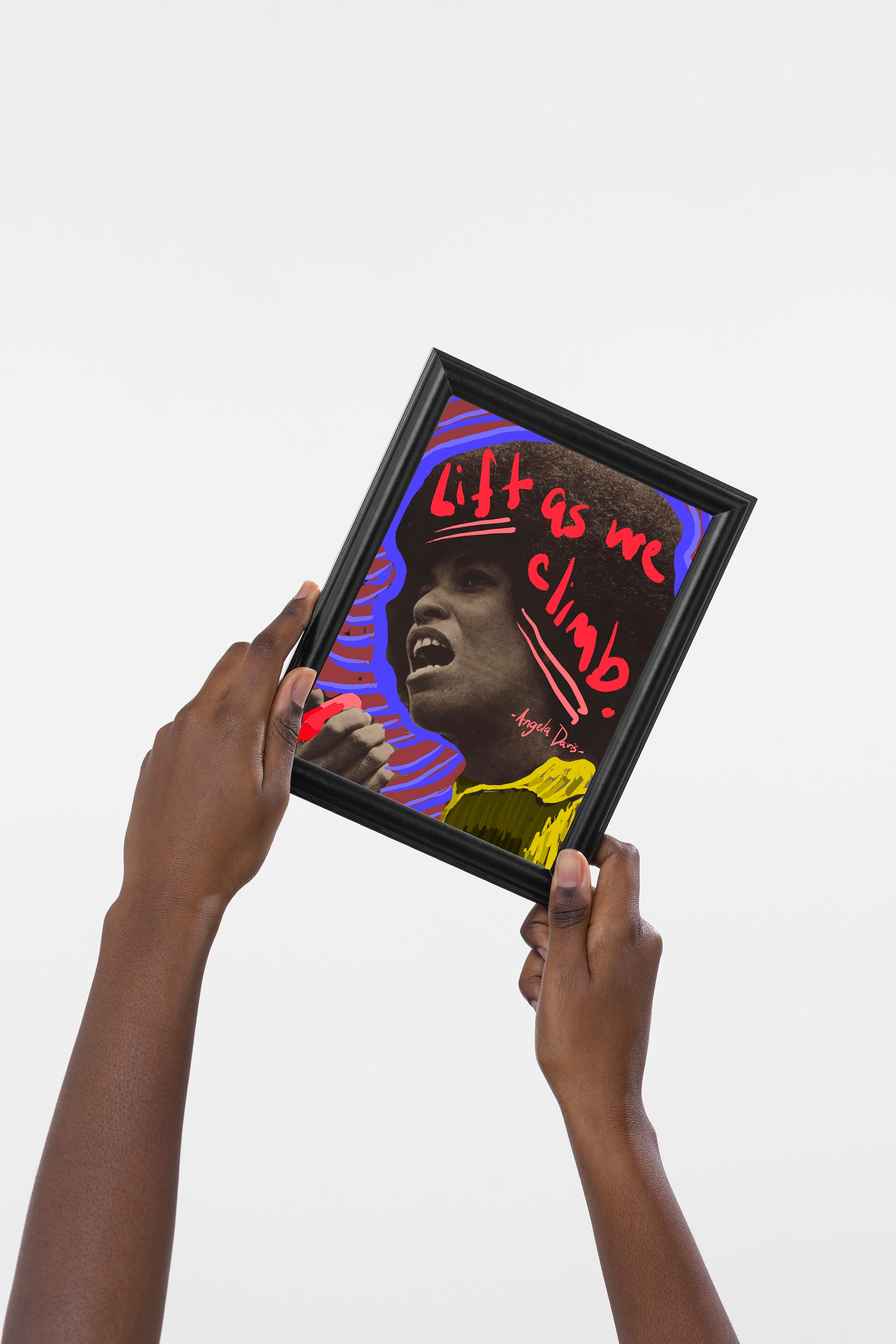 Angela Davis Poster, Activist Posters Classroom, Black Women ...