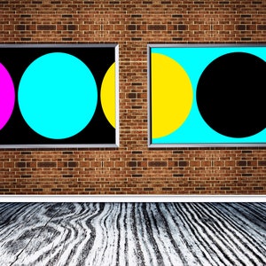 Printable CMYK Poster Bundle, Super Simple Wall Print, Posters Graphic ...