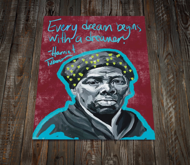Harriet Tubman Wallart, Black History Posters, Black Women ...