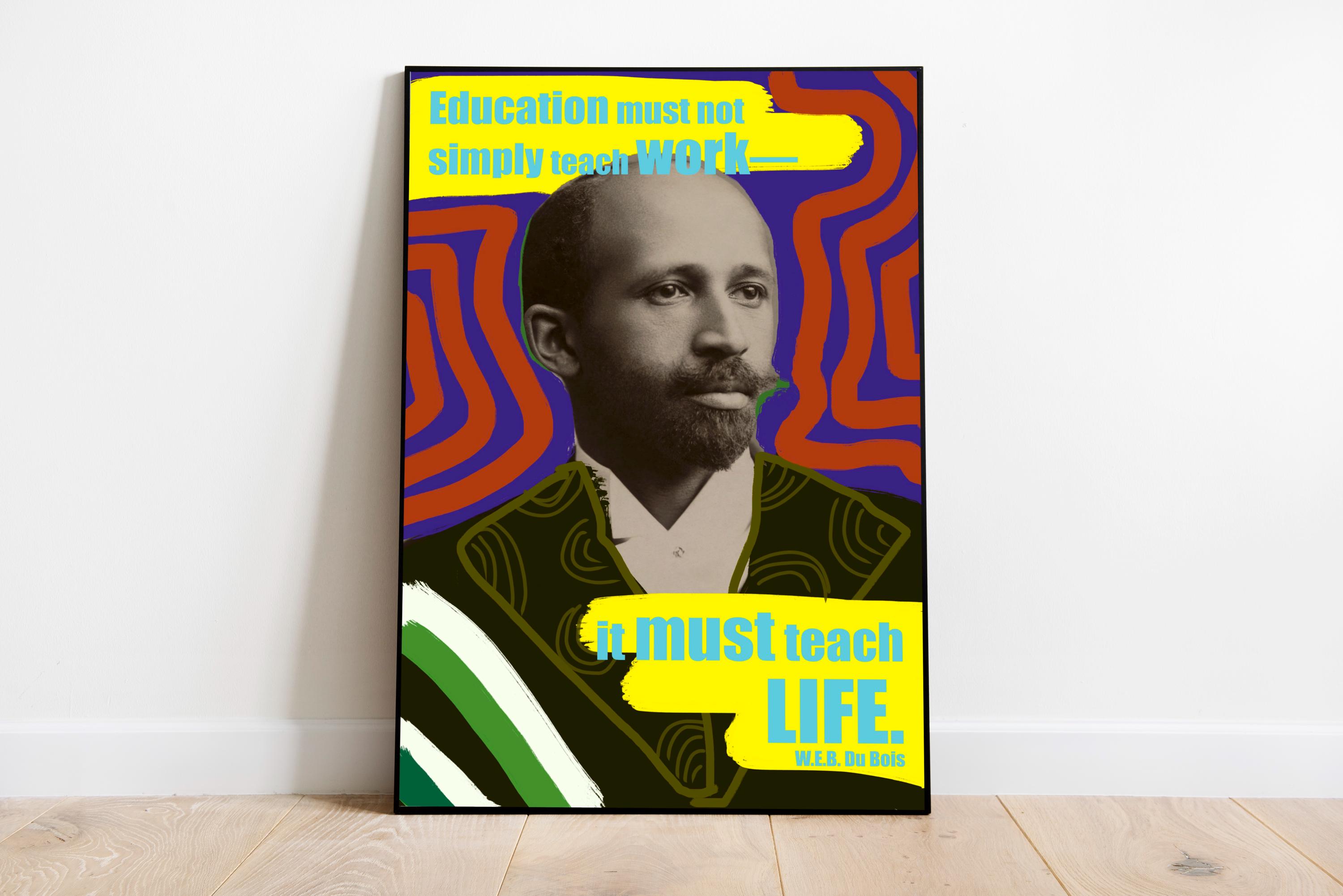 W.E.B. Du Bois Poster, Historical Posters Classroom, Black ...