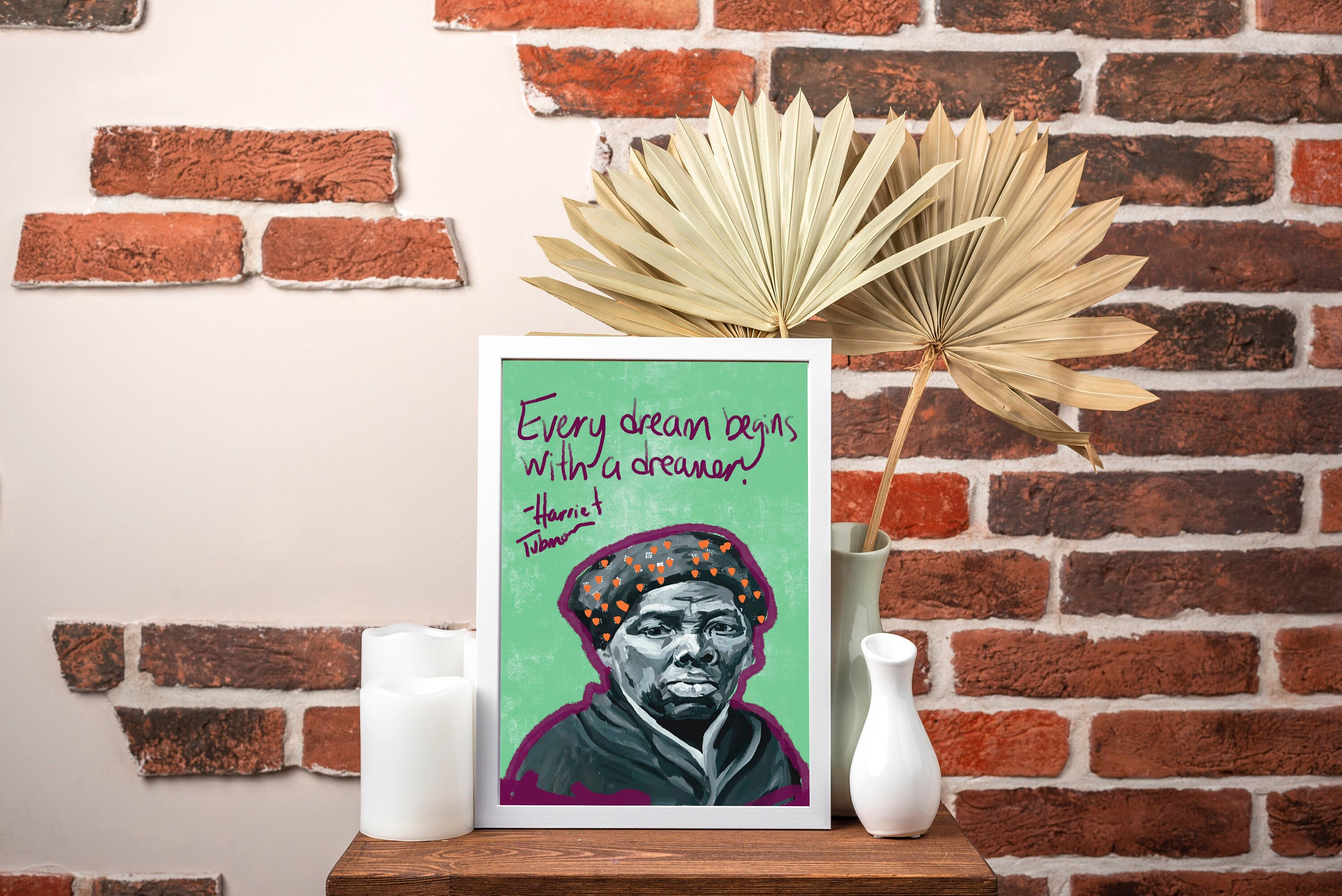 Harriet Tubman Wall Art, Black History Posters, Graffiti, Black ...