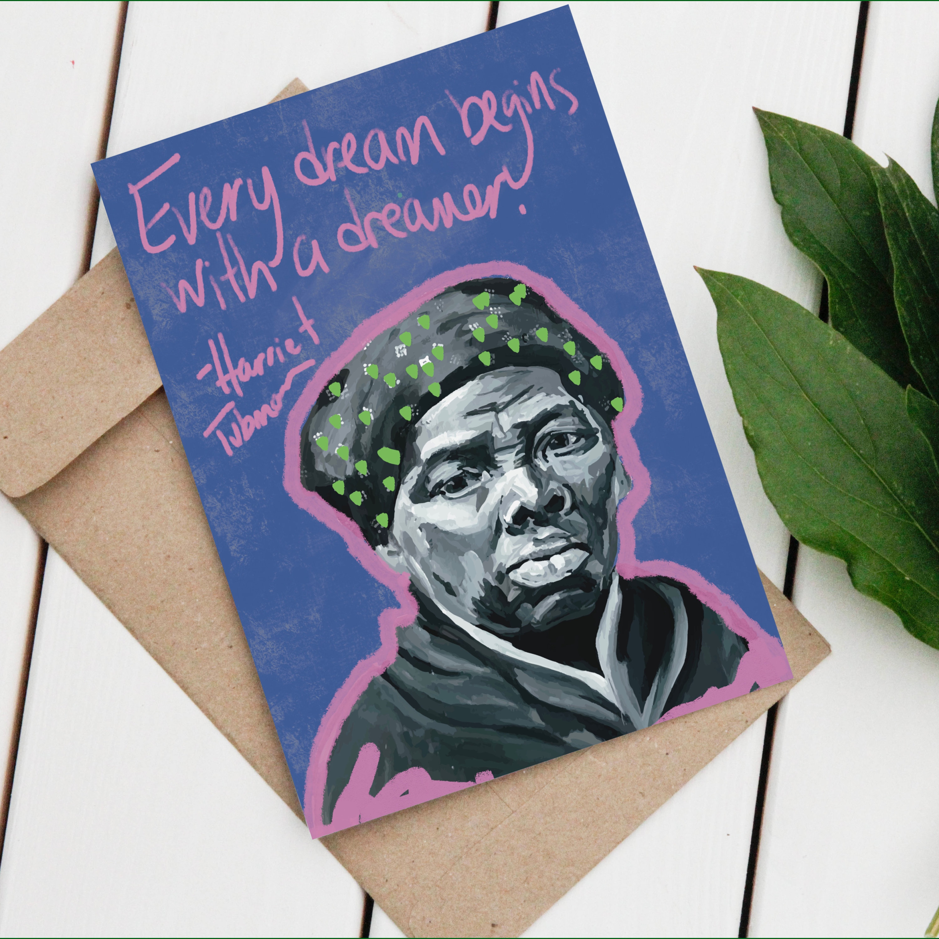 Inspirational Poster, Harriet Tubman Wall Art, Black History Poster ...