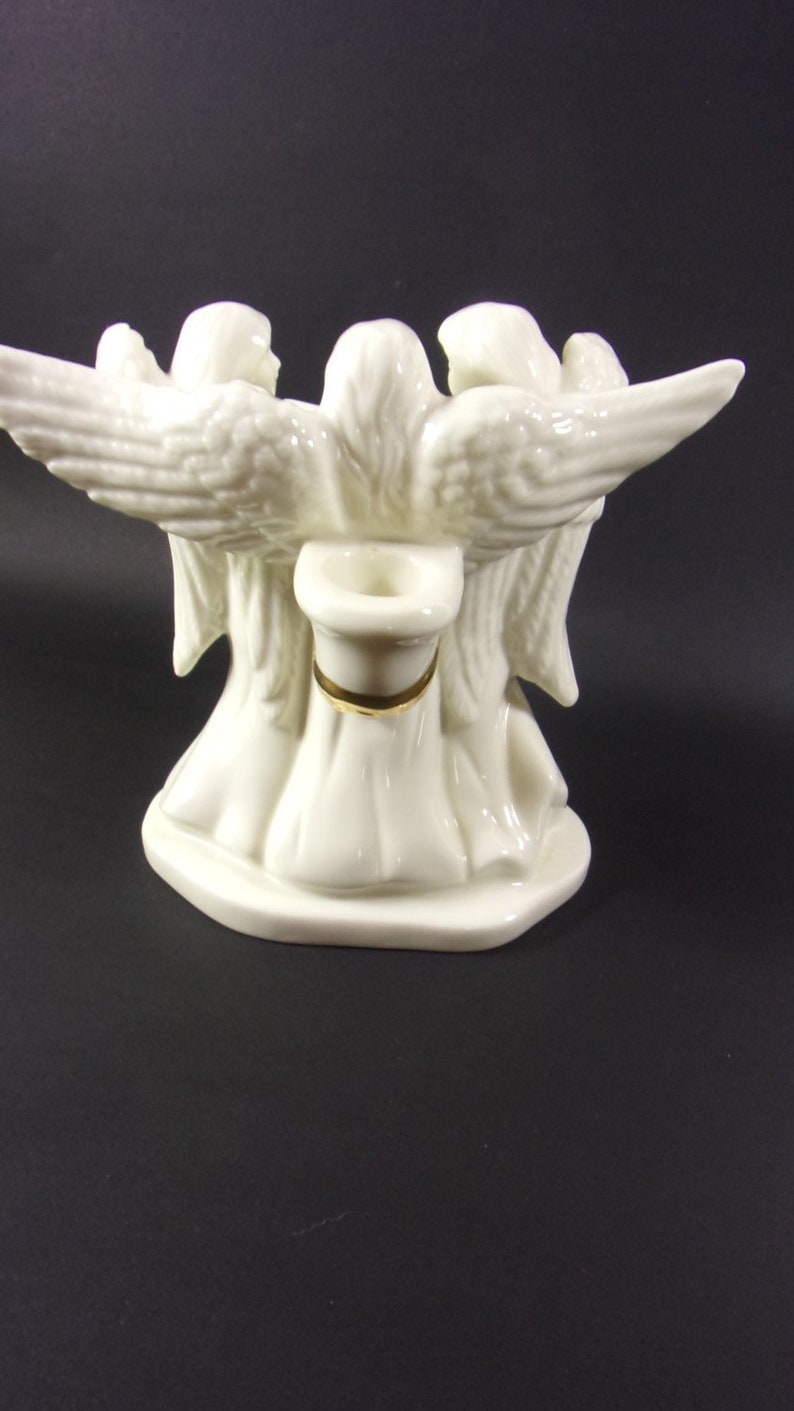 Vintage Mikasa Angel Trio Candleholder: Fine Porcelain Holiday Elegance ...