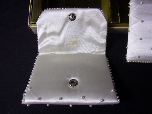 Vintage Wedding Wallet & Coin Purse Hand Beaded Bon Soir by Sarne Gift ...