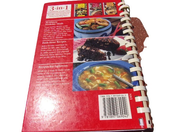 Vintage Cookbook Company's Coming 3 in 1 Meals in No Time - Etsy