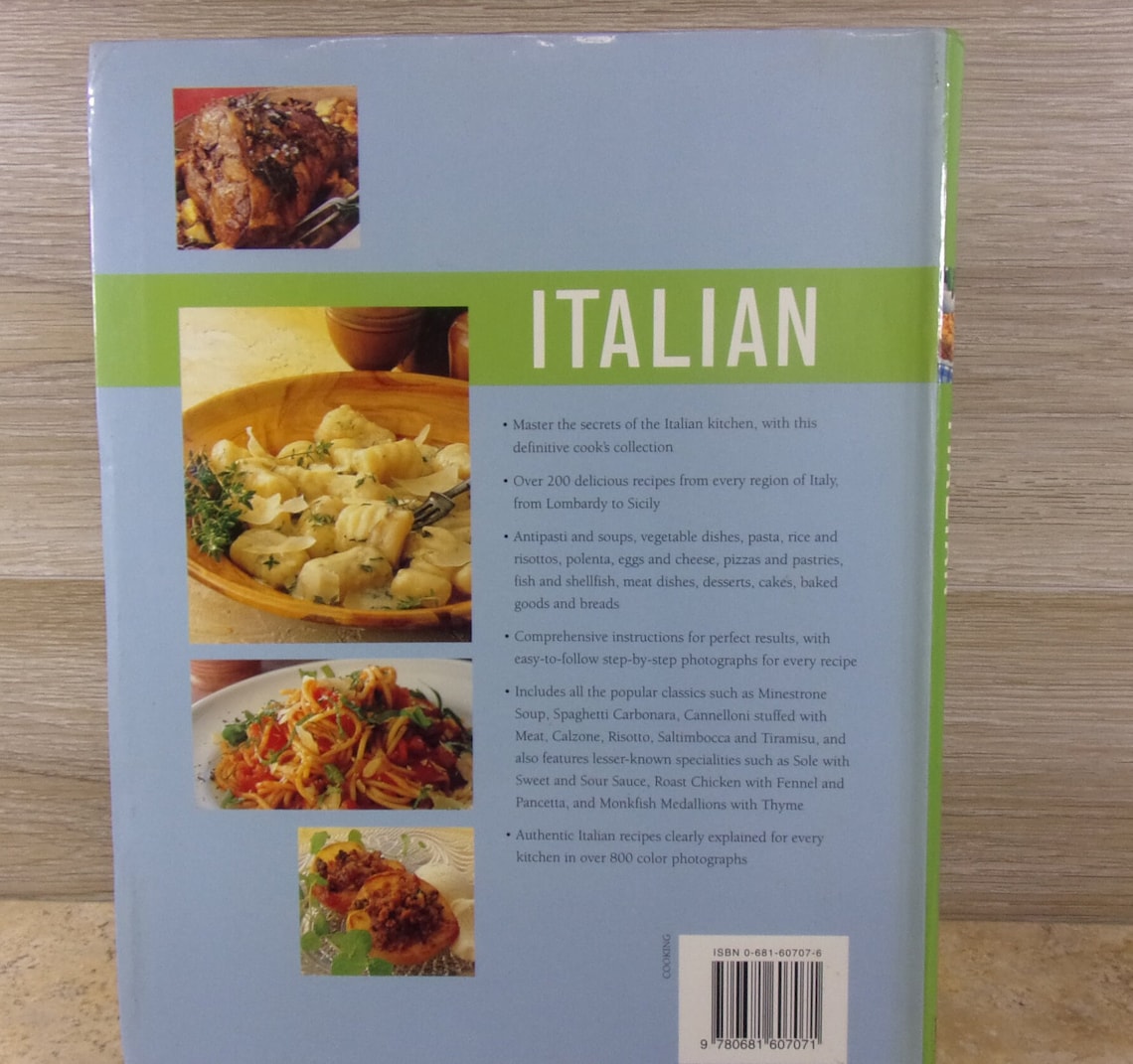 Italian Cookbook by Carla Capalbo: Mediterranean Cuisine Recipes - Etsy