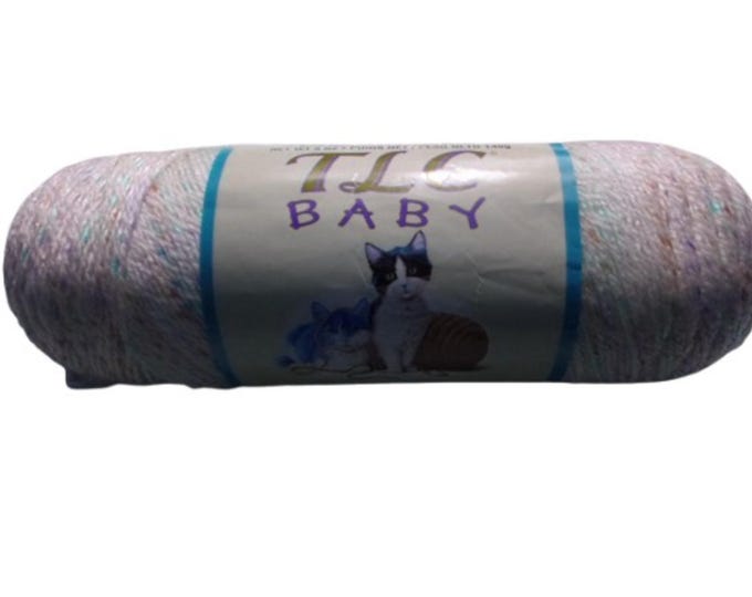 Vintage TLC Baby Yarn Red Heart #8881 Powder Blue Sparkle Lot of 3 ...