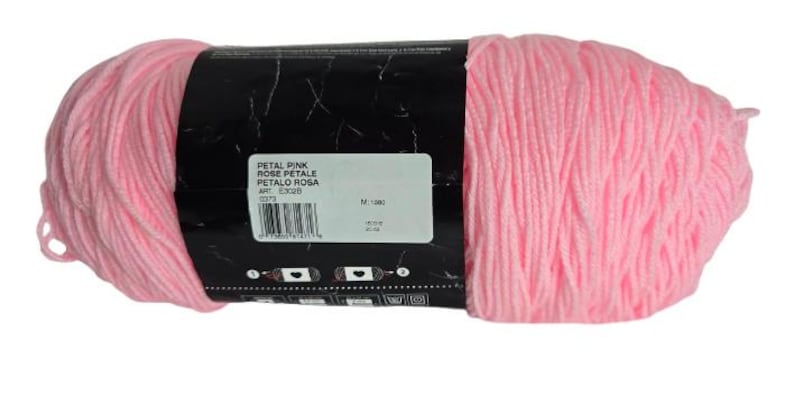 Red Heart Super Saver Jumbo Yarn Petal Pink 14 Oz Skein Acrylic Medium ...