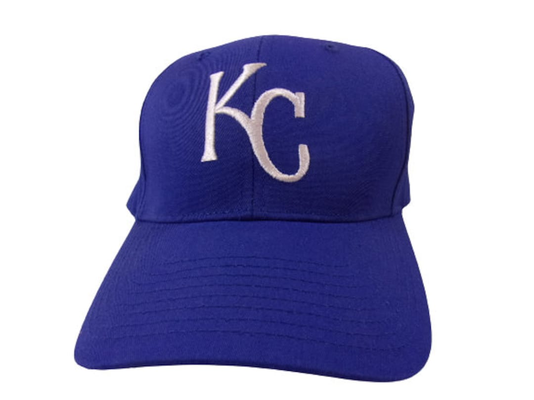 Vintage NOS KC Royals Ball Cap Twill Ball Cap Plastic Adjust KC Royals ...