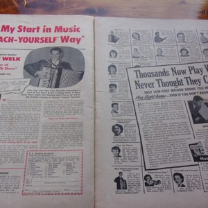 Vintage Song Hits Magazines 1956 August & November Issues Hit Songs ...