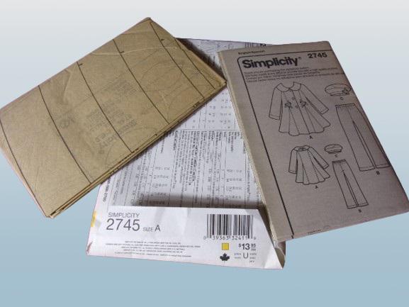 Simplicity #2745 Child's Fleece Coat, Pants & Hat Sew Pattern NEW Uncut ...