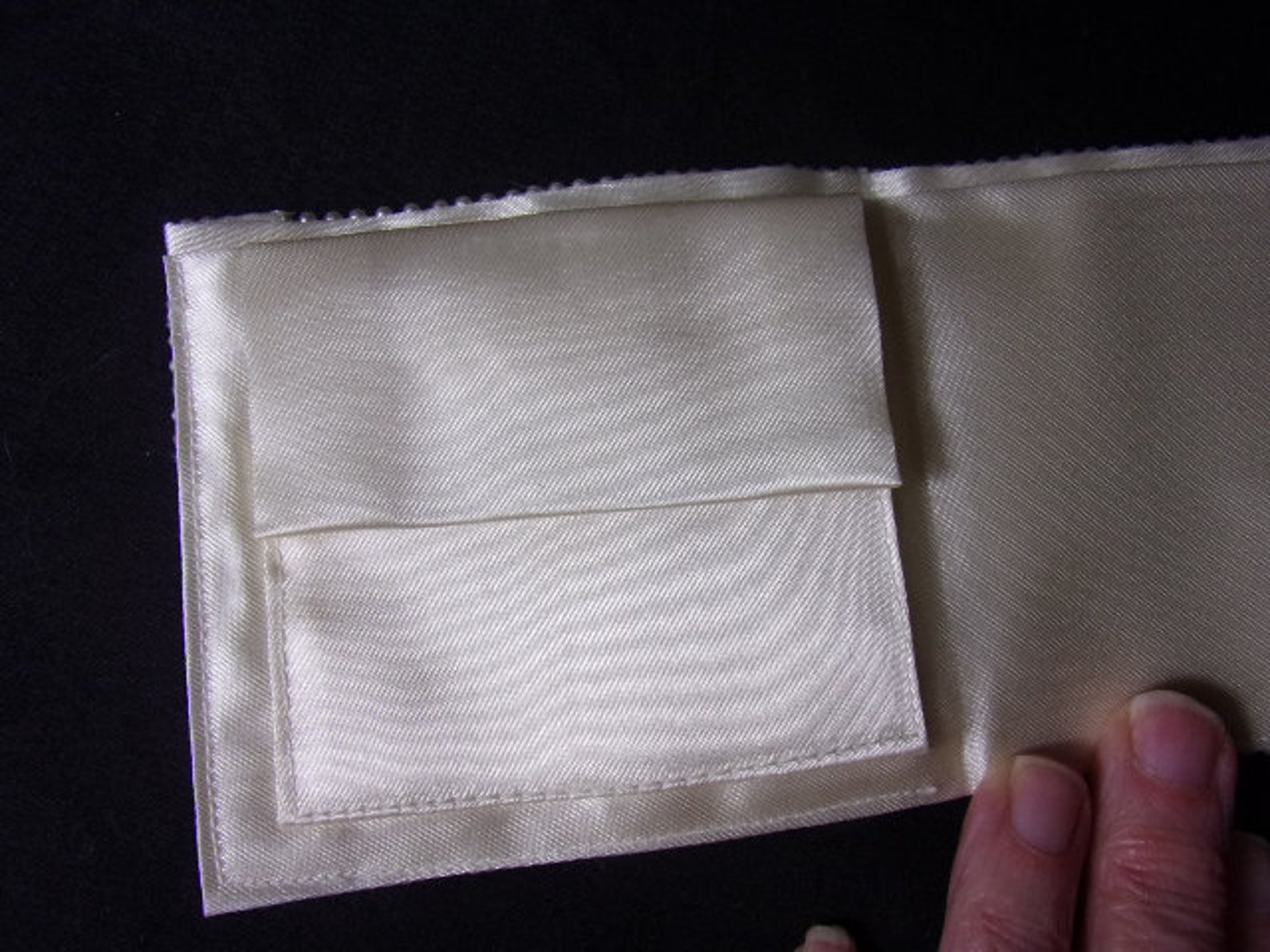 Vintage Wedding Wallet & Coin Purse Hand Beaded Bon Soir by Sarne Gift ...