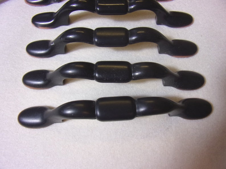 American Vintage Style Black Copper Edged Cabinet Door Handles Kitchen ...