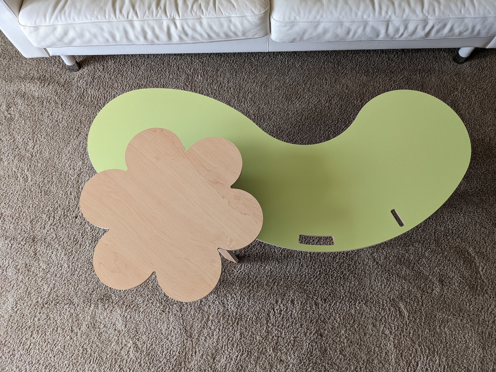 Squiggle Coffee Table Scandi Coffee Table Squiggle Table - Etsy