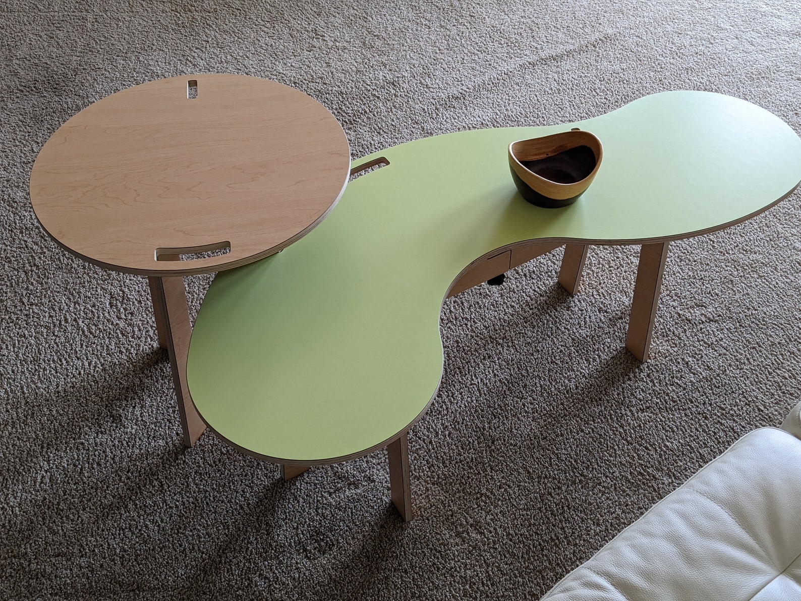 Squiggle Coffee Table Scandi Coffee Table Squiggle Table - Etsy