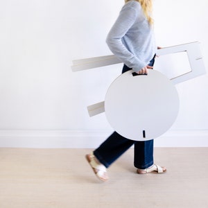 Modern Minimalist Standing Desk Small Space Desk Office Work ...