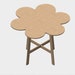 Flower Shaped Maple Dining Table: Small Space Living - Etsy