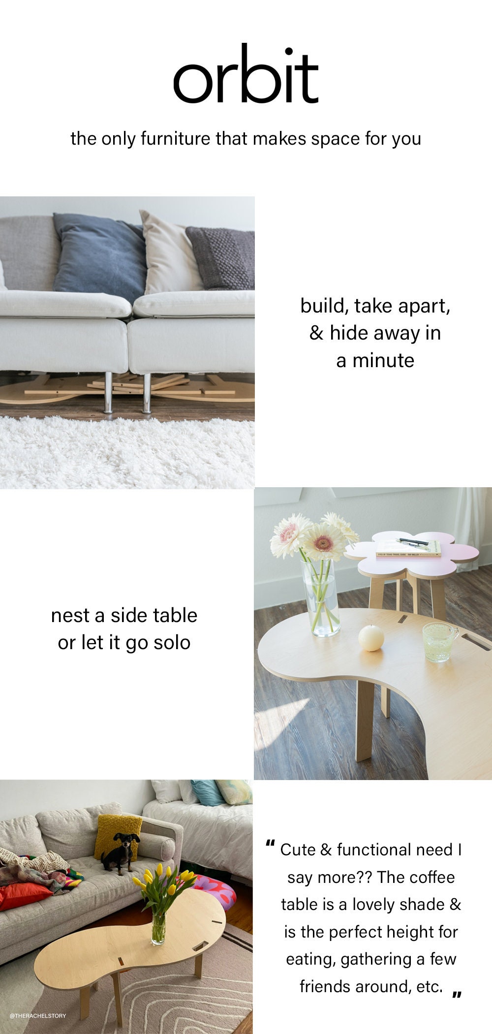 Colorful Coffee Table Wavy Furniture Wavy Table Scandinavian - Etsy UK