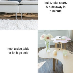 Squiggle Coffee Table Scandi Coffee Table Squiggle Table Coffee Table ...