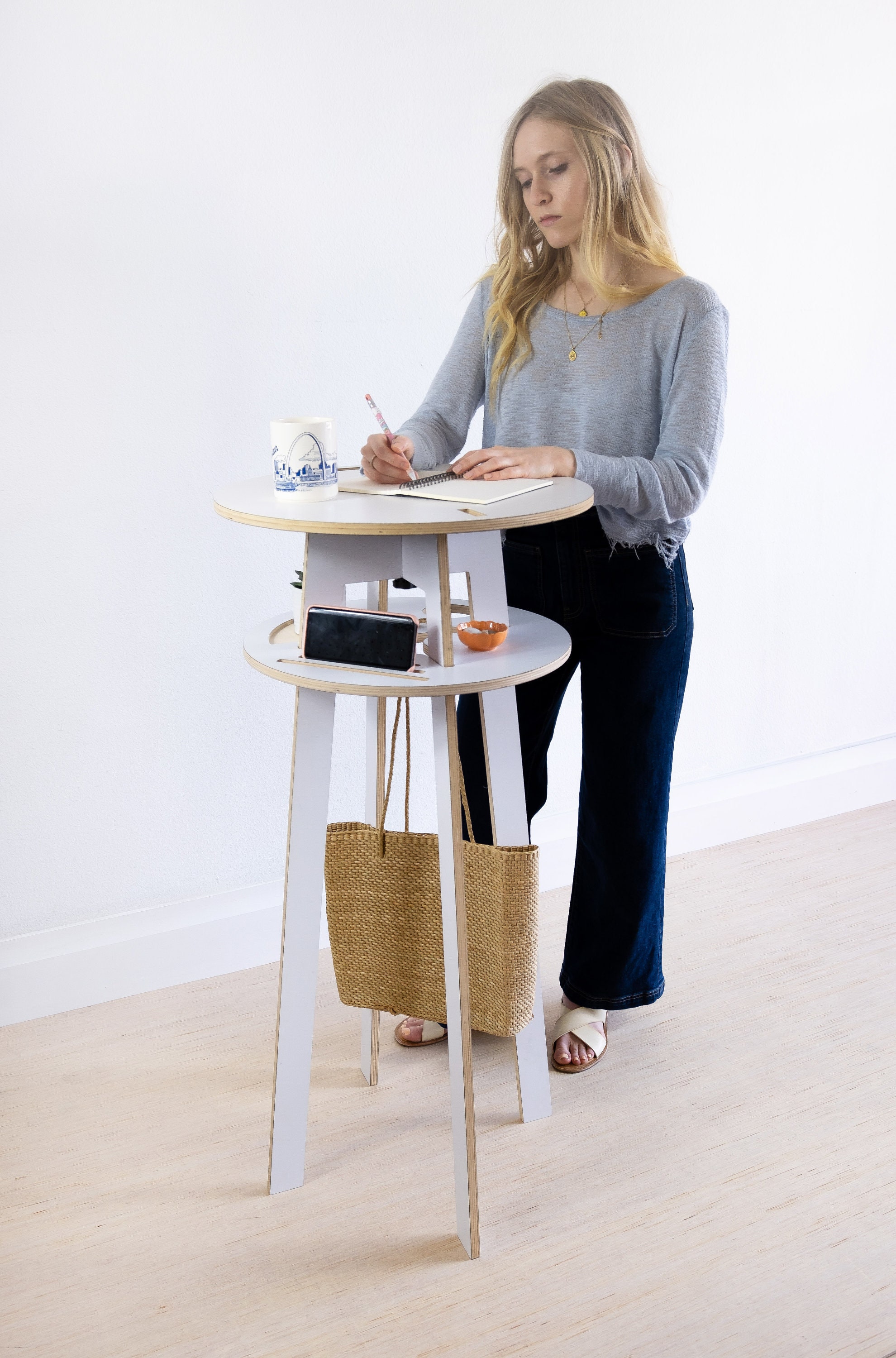 Modern Minimalist Standing Desk Small Space Desk Office Work - Etsy UK