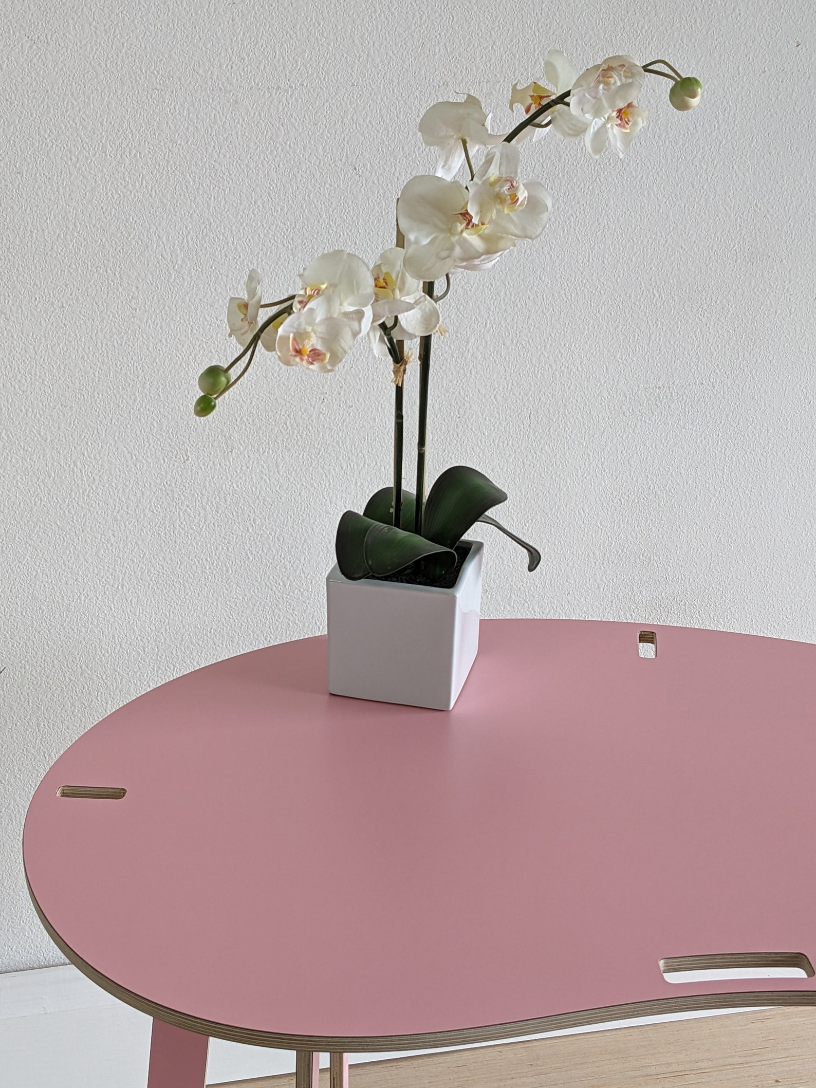 Pink Bean Desk: Curvy Work-from-home Table - Etsy