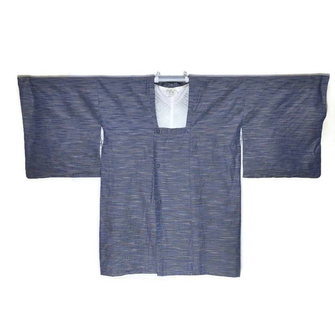 Japanese Traditional Haori Michiyuki Blue Grey Modern Minimalist ...