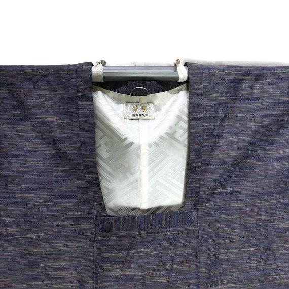 Japanese Traditional Haori Michiyuki Blue Grey Modern… - Gem