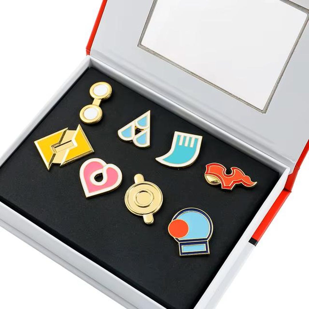 Hoenn Region Pokémon Gym Badge Set - 8 Collectible Enamel Pins With ...