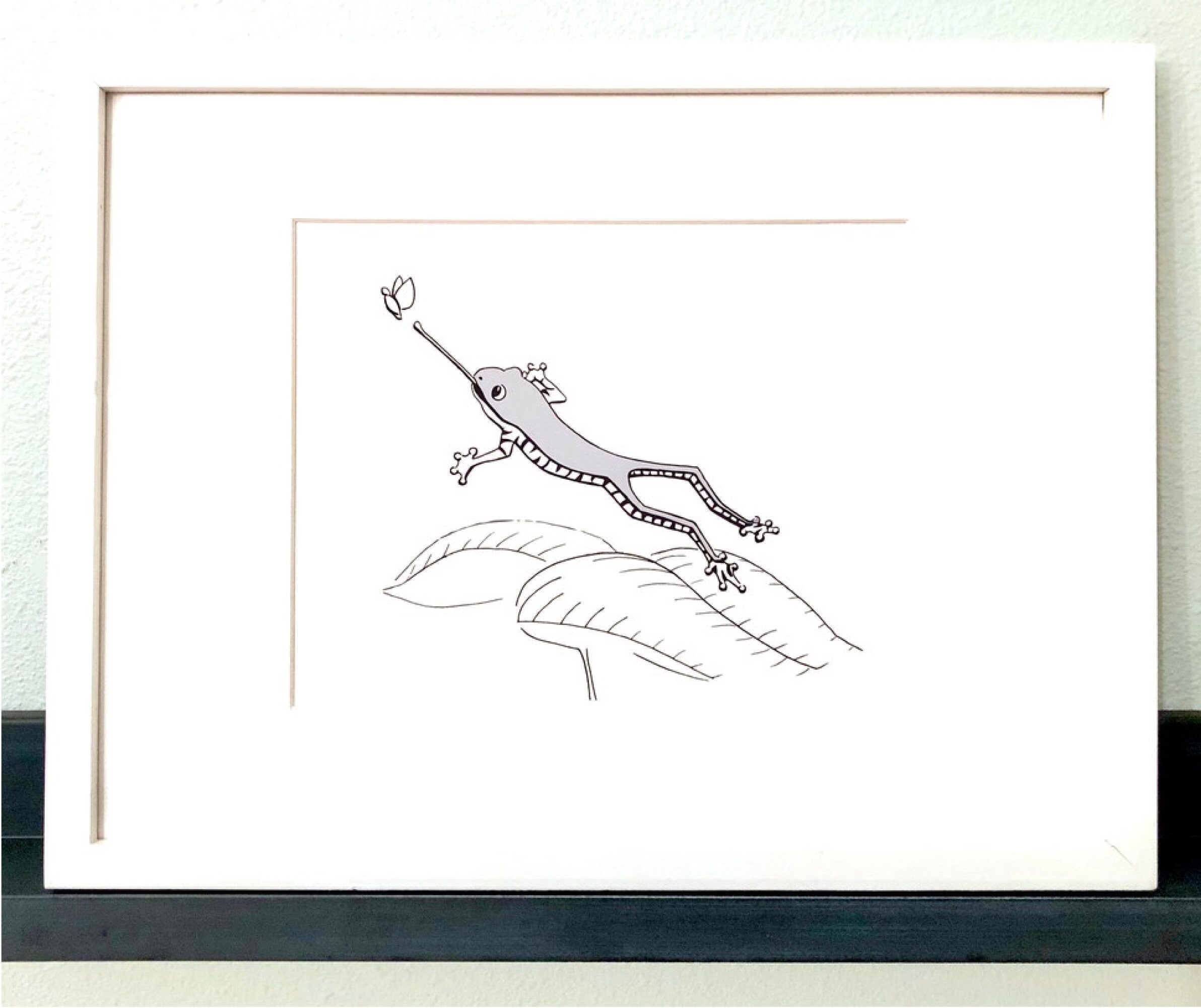 Jumping Frog Drawing