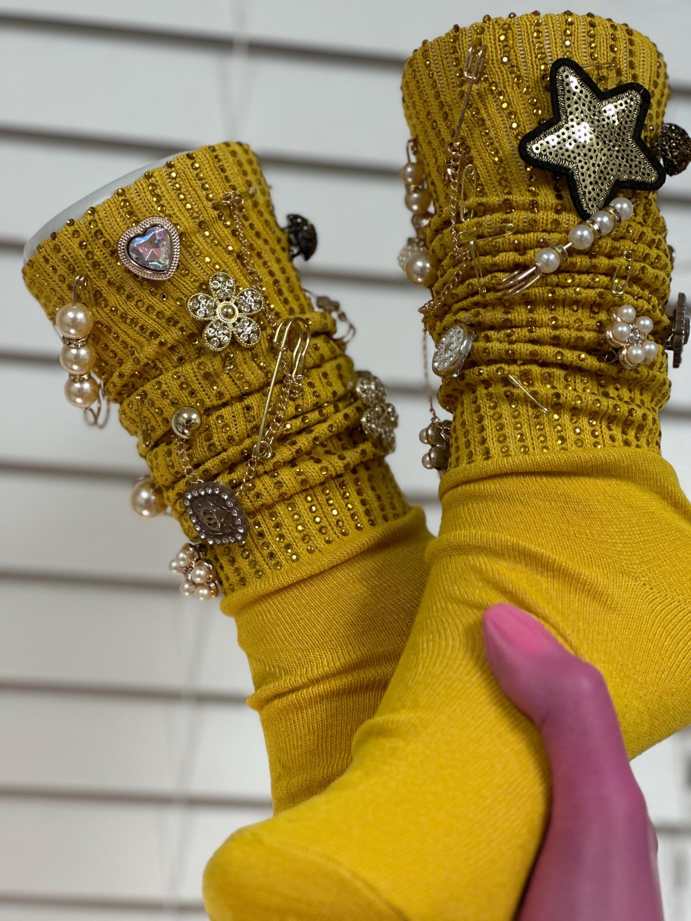 Hotfix Rhinestone Junk Sock DIY Kit|junk Sock|diy Kit|charms| - Etsy