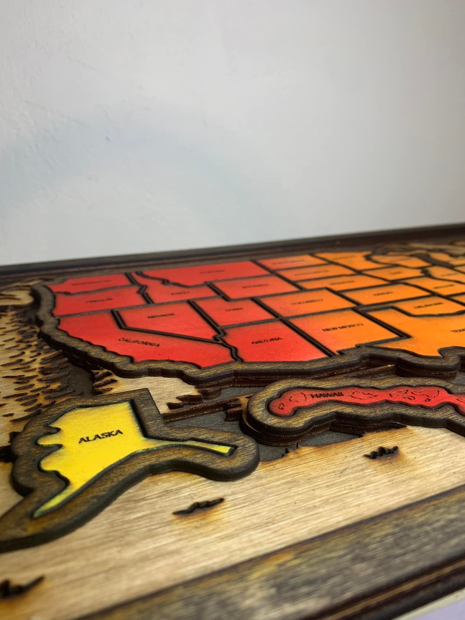 USA Travel Map 50 States Bucket List Map Personalized - Etsy