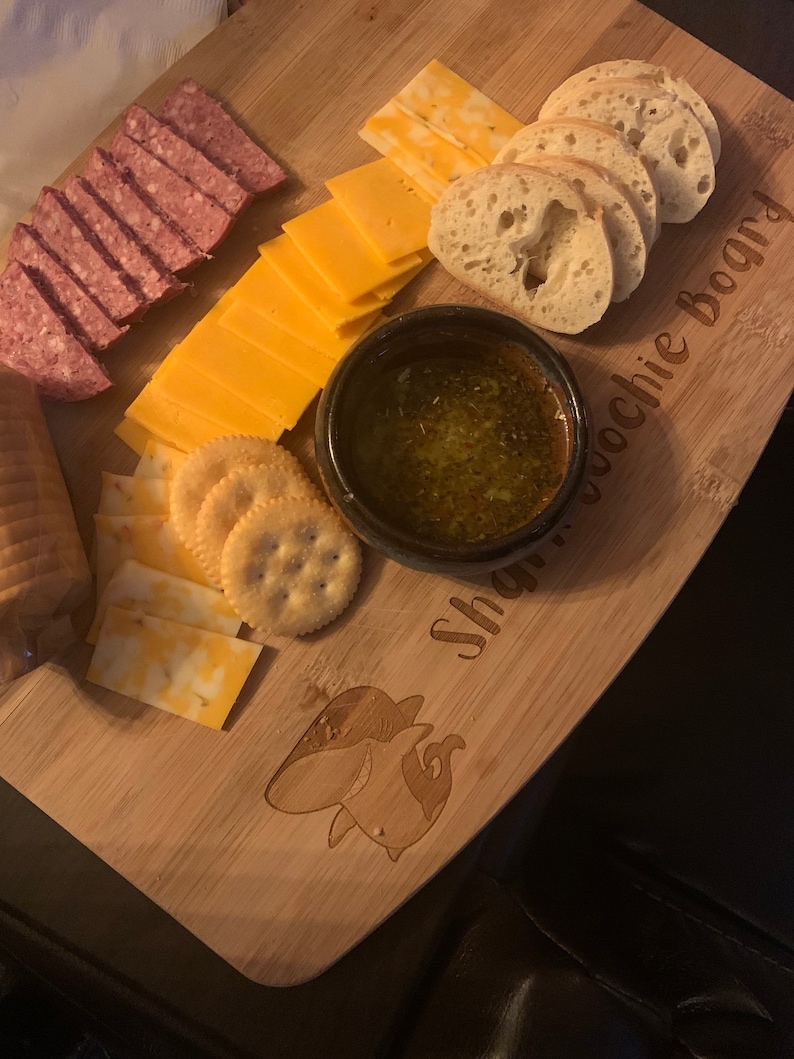 Shark Coochie Board Charcuterie Board Cheese Serving Board | Etsy