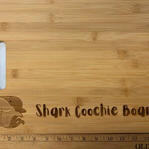 Shark Coochie Board Charcuterie Board Cheese Serving Board | Etsy