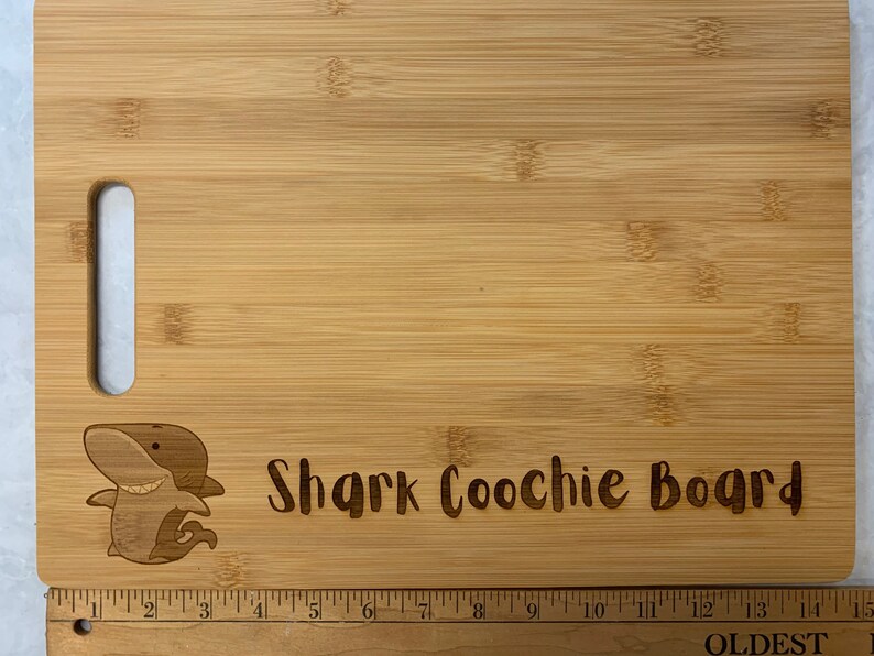 Shark Coochie Board Charcuterie Board Cheese Serving Board | Etsy