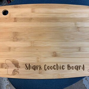 Shark Coochie Board Charcuterie Board Cheese Serving Board | Etsy