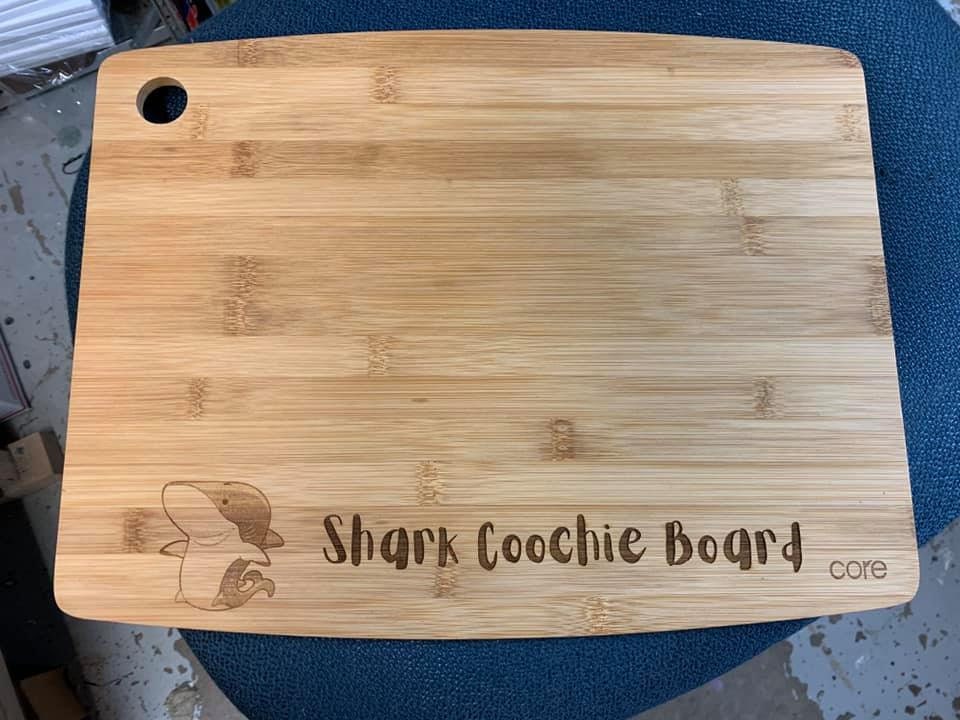 Shark Coochie Board Charcuterie Board Cheese Serving Board | Etsy