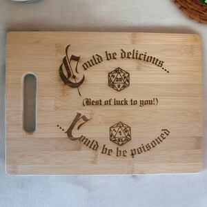 Personalized Funny DND Snack Board - Game Night Gift - RPG - Gift for ...