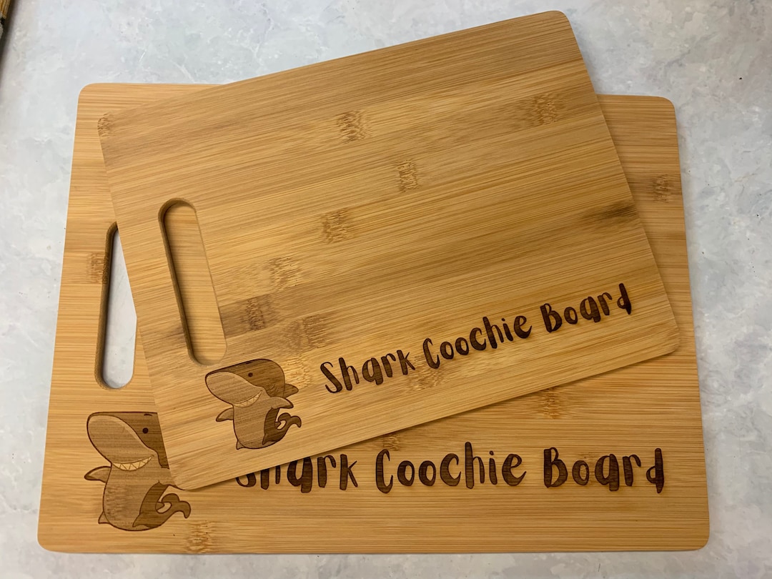 Shark Coochie Board - Charcuterie Board Funny - Stocking Stuffer ...