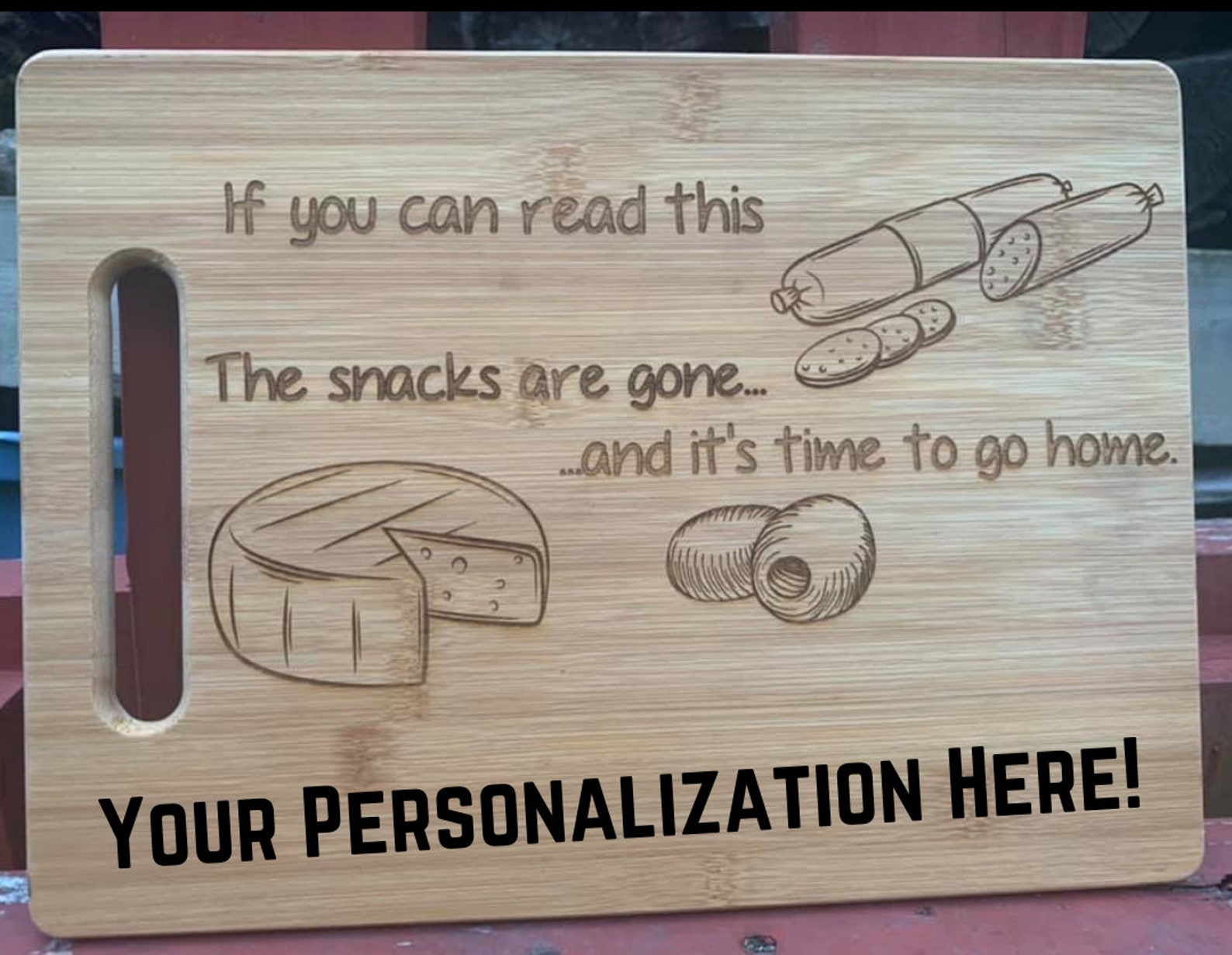 Personalized Funny Charcuterie Board if You Can Read - Etsy