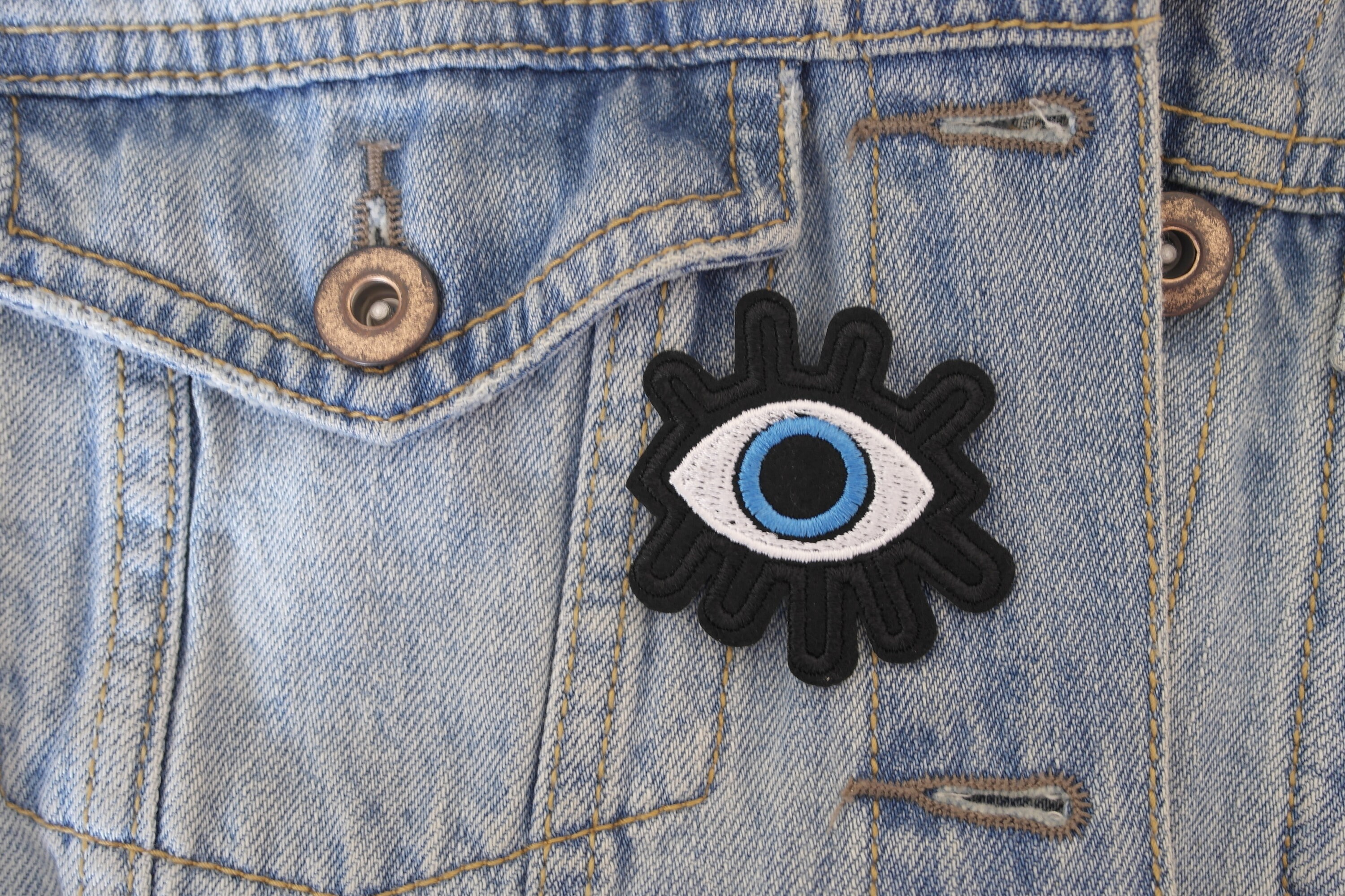 Monster Eye Embroidery Patch - Etsy