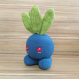 Oddish Crochet Pattern, Oddish Pokemon Pattern, Oddish Amigurumi ...