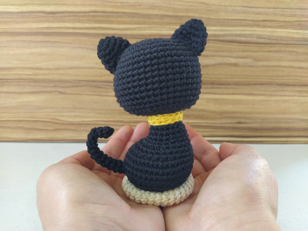 Black Cat Amigurumi Crochet Pattern, Crochet Pattern Cat Toy, Amigurumi ...